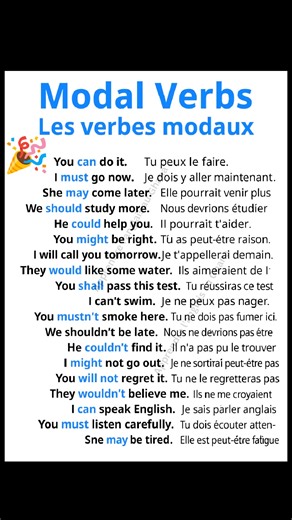 Les verbes modaux en anglais, simples mais essentiels. | Apprendre l'anglais au Ghana