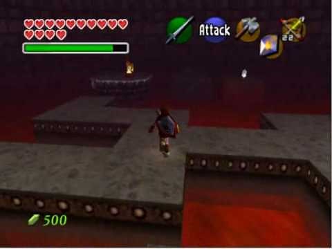 OoT 052 - Ganon's Castle - Fire Room