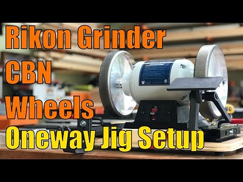 Grinder Setup With CBN Wheels and Oneway Jig