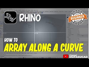 How To Array Along A Curve In Rhino