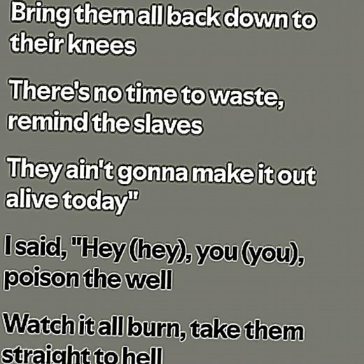 Feed The Machine by Poor Man's Poison // Old Lyric Edit