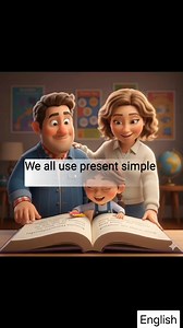 Present Simple Song 🎵 for kids. #English #englishlearning #kids #children #learning | Sprinkles Land