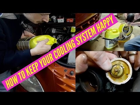PT Cruiser Cooling System, T-stat, rad cap & Temp Sensor Replacement