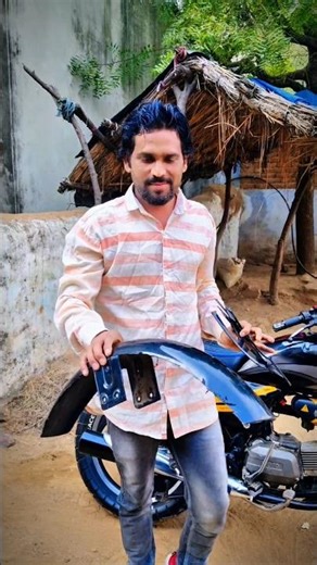 👉 Splendor Me 110/90/18 Big Tyre 😱 Front Mudguard Fit?