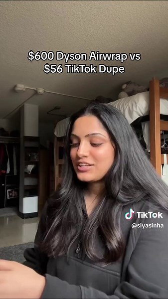 Dyson Airwrap vs TikTok Dupe Comparison