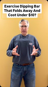 An exercise dipping bar that comes ready to use, folds in a second, and costs less than $10? #health #medicine #heart #healthcare #exercise | Evan Levine