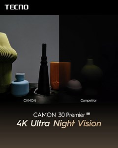 8.5K views · 126 reactions | A candle's light for a 4K video shoot? No problem. Stay tuned with the upcoming #CAMON30Premier5G featuring 4K Ultra Night Vision. Using Deep Learning noise reduction algorithms, it significantly cuts down image noise in low-light conditions, ensuring picture purity. | TECNO Mobile | Facebook
