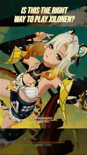 Is this the right way to play Xilonen? 👀 #xilonen #genshinimpact #showcase #furina #gorou #xianyun