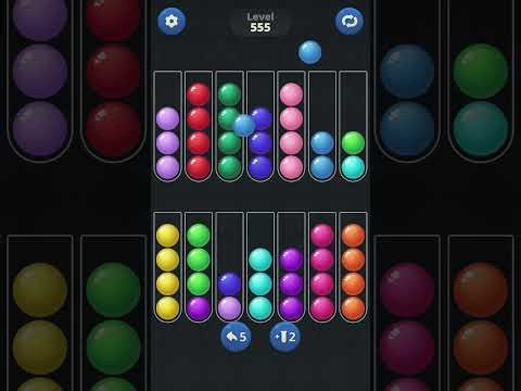Ball Sort by Infinite Joy (V2): Levels 555, 556, 557