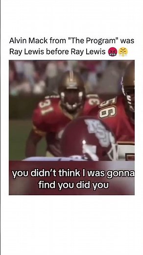 Linebacker Alvin Mack Was The King of Trash Talk In 1993 College Football Movie "The Program" 🤬