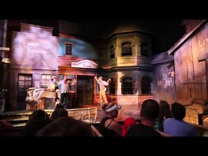 Great Movie Ride Cowboy and Alien Scene