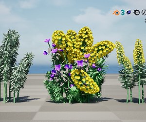 ArtStation - Gopher Spurge 3D Model | Game Assets