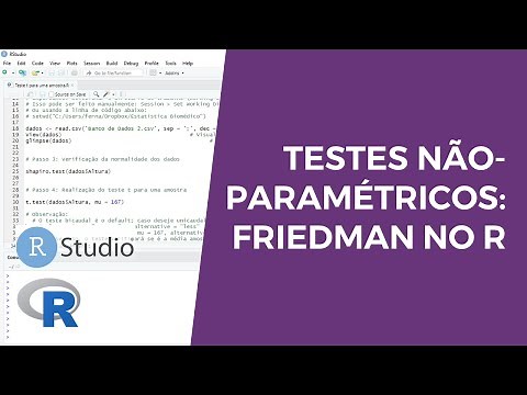 Testes não-paramétricos: Teste de Friedman no R