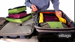 eBags Medium Packing Cubes - 3pc Set (Denim)