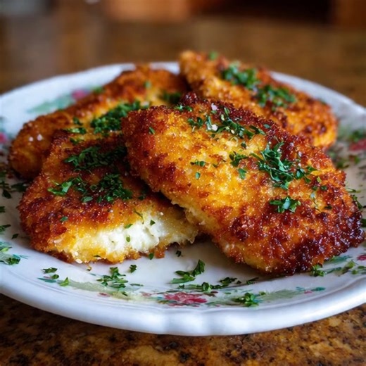 Creamy Cottage Cheese Crusted Chicken Cutlets Recipe Ingredients: 4 thin chicken cutlets 1 cup cottage cheese (small curd works best) 1/2 cup grated Parmesan cheese 1/2 cup panko breadcrumbs 1 tsp garlic powder 1/2 tsp onion powder 1/2 tsp paprika Salt & black pepper, to taste Olive oil spray or drizzle Fresh parsley (optional) | Cooking Also