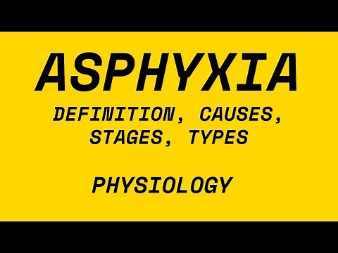 Asphyxia : definition, causes, types, stages, Physiology