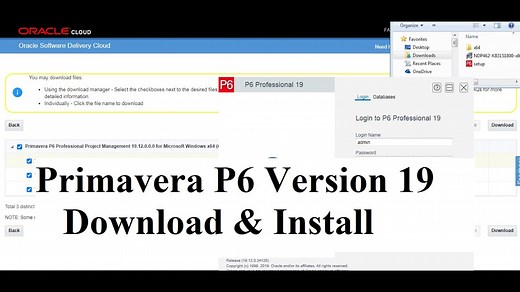 PRIMAVERA P6 TRAINING -Download & Install Primavera P6 Professional Project management 19.12 software - Civil MDC