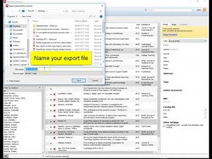 Mendeley exporting references as a RIS file