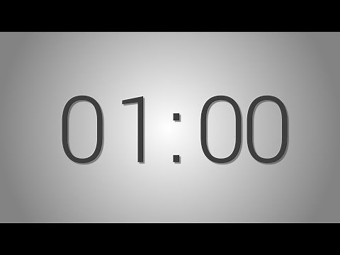 60 Seconds countdown Timer (1 minute) - Beep at the end | Simple Timer (sixty sec, one min)