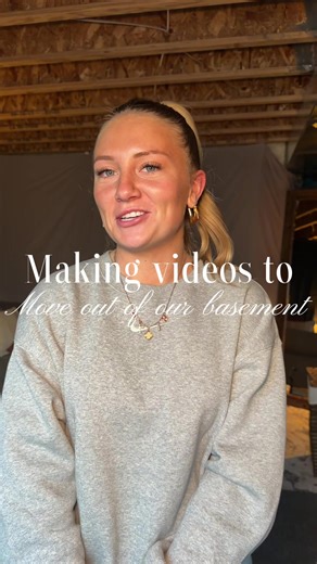 Help us move out of our unfinished basement !!! The goal is by our wedding day in June 😘😘 #tiktokseries #microinfluencer #smallcontentcreators