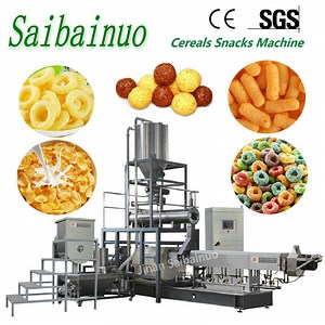 [Hot Item] Corn Flakes Making Extruder Machine