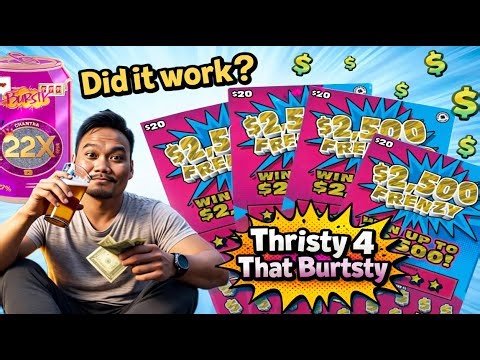 ‼️NEW FRENZY SCRATCH OFF‼️NINE $20 TICKETS IN A ROW - WASHINGTON LOTTERY SCRATCH OFF TICKETS