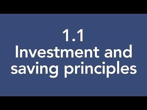 LLQP Segregated Funds and Annuities module exam prep - 1.1 - Investing and saving principles