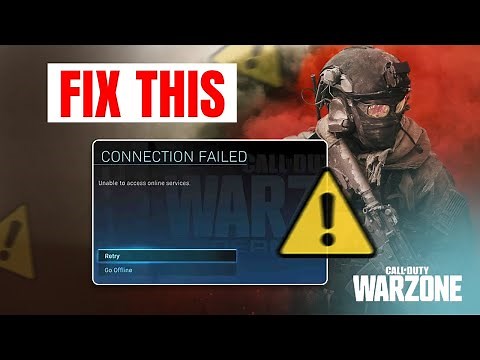 How to Fix Warzone PC Unable to Access Online Services | Connection Failed Error