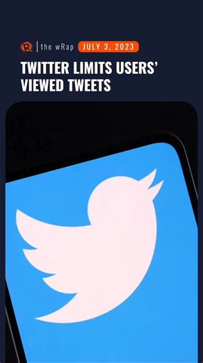 Elon Musk announces Twitter is limiting how many tweets per day accounts can read. This is to discourage ‘extreme levels’ of data scraping and system manipulation. Full story: https://www.rappler.com/technology/social-media/elon-musk-twitter-limit-tweets-users-can-read/ | Rappler