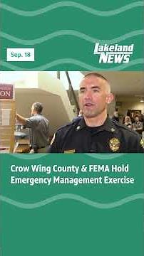 Crow Wing County & FEMA Hold Emergency Management Exercise