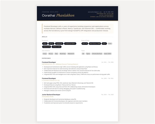 Front-end Developer Resume Template, Software Engineer CV Canva, Professional Coding Profile Pack - Etsy