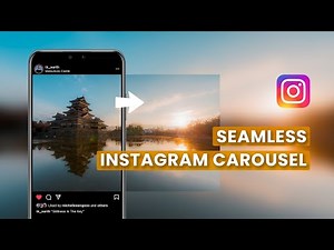 The EASIEST way to make Seamless Instagram Carousel Posts