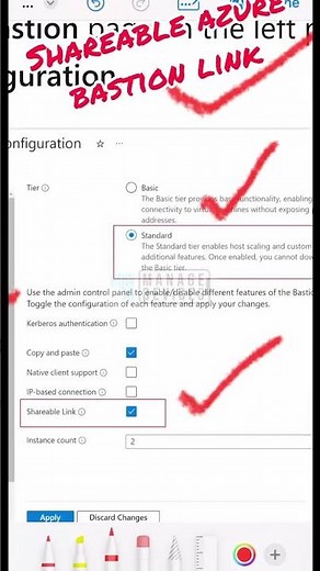 Create Azure Bastion Sharable Links Azure VMs