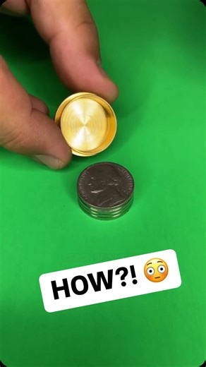 Evan Era on Instagram: "How do the Nickels turn into Dimes? 🤔 #magic #coin #illusion"
