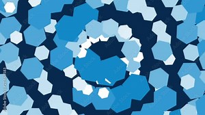 Animated background. Geometric figures in motion. Loop animation. That allows you to use it any time you need. Contrast colors.