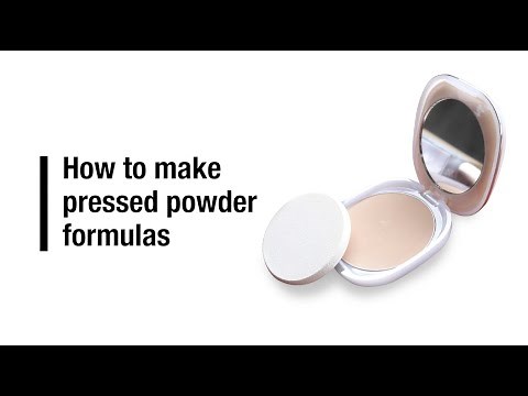 How to make pressed powder formulas