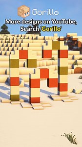 Candy Canes in Minecraft #minecraft #minecraftbuilding #minecrafttutorial | Gorillo