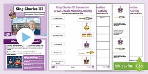 King Charles III Coronation Crown Jewels PowerPoint and Activities