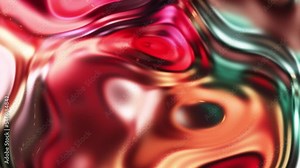 Creative 4k Motion design of 3d background with Neon Colors and Liquid gradients . Neon colors vibrant gradients 3d animation seamless loop in 4K. Abstract colorful wave backdrop seamless loop.