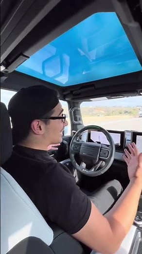 HANDS FREE Driving Hummer EV!