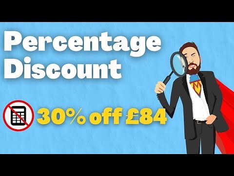 How To Calculate Percentage Discount Without Calculator