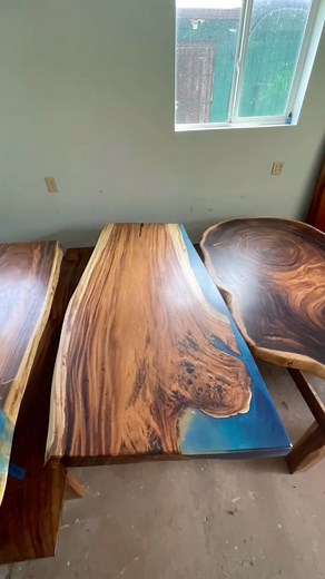 MEMORIAL DAY SALE: FREE COFFEE TABLE w/ PURCHASE OF DINING TABLE (sale now through June 4,2023, new orders only). Stop by our Waimanalo Showroom open everyday 11-6. We make custom hardwood furniture to fit your space. Stop by for a visit in our new showroom. Call or text: 808-227-9473 Kini for appointment. 41-625 Kaulukanu St, Waimanalo. We ship. #slabtable #diningtable #reclaimedwood #reclaimedfurniture #liveedge #slabs #slabtable #slabfurniture #koa #koawood #koafurniture #diningtable #chairs 