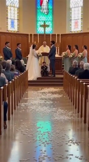 “WAIT!! I NEED THE BATHROOM!” 😭🚽 | Wedding Ceremony Chaos #WeddingFail#KidsSayFunnyThings #funny