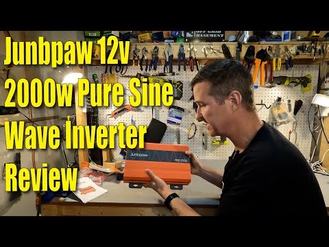 JunbPaw 12v 2080w Pure sign wave Inverter review. I like what this inverter has to offer!