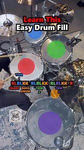 779K views · 9.9K reactions | Easy Drum Fill Pattern For Beginners 論��Beginner drummers learn this easy drum fill pattern. Start slow, stay relaxed, and focus on clean hands and smooth transitions. This simple fill sounds great in any groove and helps you build real control and confidence. �Try it a few times and you will feel the difference fast.��#beginnerdrums #drumlesson #drumfill #drummingbasics #drummer #drums | Drumming Basics 101 | Facebook