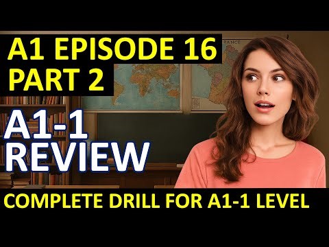 Master French Basics: The Ultimate A1.1 Review (Episodes 1–15) 🎓 Part 2.