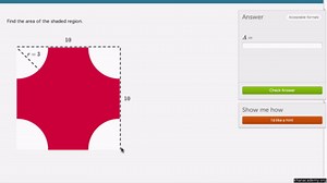 Area of a shaded region