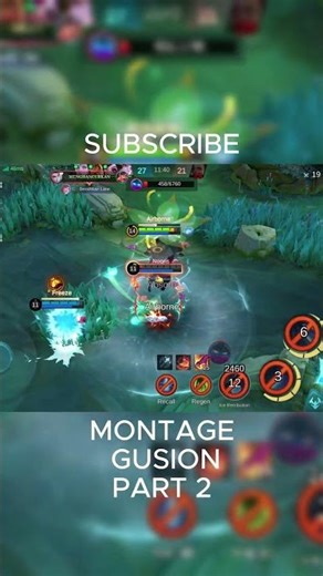 Gusion MONTAGE Part 2(Subscribe) - Mobile Legends Bang Bang #mobilelegends #mobilelegendsindonesia