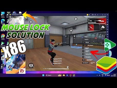 Mouse Lock Unlock In Free Fire x86 Google Play Ff Max In Bluestacks Fix | Google Play Games Pc