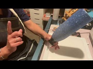 Sealing a glitter tumbler with acrylic sealer for an epoxy free tumbler